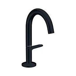 Hansgrohe Axor One Waschtischarmatur 48010670 Ausladung 122mm, mit Push-Open Ablaufgarnitur, mattschwarz