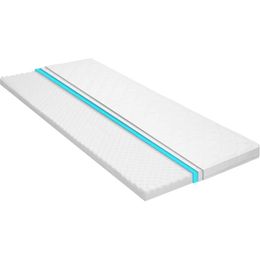 Bonnevie - Matratzenauflage 100 x 200 cm Kaltschaum Ei-Profil 6 cm CFW837135