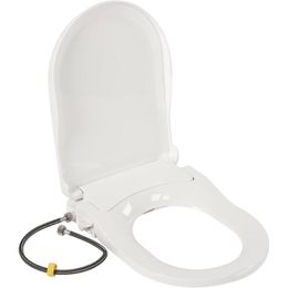 Toilettendeckel Nicht-Elektrischer Bidet Selbstreinigenden Doppeldüsen,WC-Bidet-Sitze,Toilettensitz G 1/2" D-Typ Weiß Toilettendeckel Klodeckel