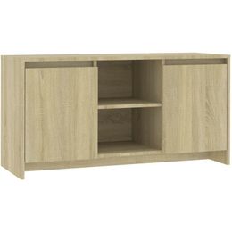 TV-Schrank Sonoma-Eiche 102x37,5x52,5 cm Holzwerkstoff vidaXL