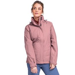 Schöffel Fleecejacke SCHÖFFEL "Fleece Jacket Leona3" Gr. 34, lila (viola) Damen Jacken