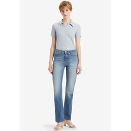 Levi's Bootcut-Jeans LEVI'S "315 Shaping Boot" Gr. 28, Länge 30, blau (smudged line) Damen Jeans