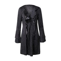 Sisley Kleid Damen Gr&ouml;&szlig;e 32 schwarz / wei&szlig; Winterkleid