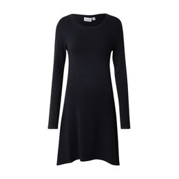 Vila Kleid Damen Größe 42 schwarz Winterkleid