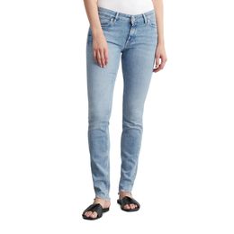 Marc O'Polo Slim-fit-Jeans MARC O'POLO "aus Organic Cotton Stretch" Gr. 28, Länge 34, blau Damen Jeans