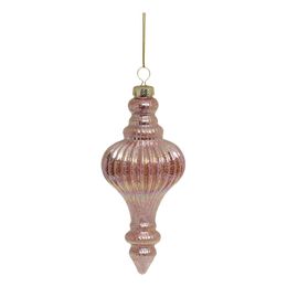 Chic Antique Weihnachtskugel Rosa Ornament, L14,5/B6,5 cm, Rosa