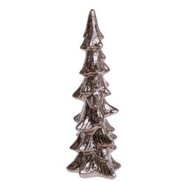 Chic Antique Weihnachtsbaum Aufsteller mit Glitzer, H24/L10,5/B8 cm, mokka