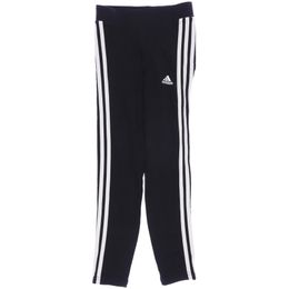 Adidas Damen Stoffhose, schwarz, Gr. 140