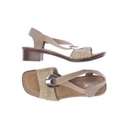 Rieker Damen Sandale, beige, Gr. 40