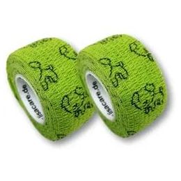 LisaCare Fingerpflaster 2,5cm x 4,5m - 2er Hund Grün 2 St