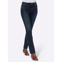 5-Pocket-Jeans Ascari Gr. 19, Kurzgrößen, blau (blue, stone, washed) Damen Jeans