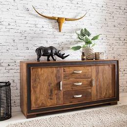 Wohnling Sideboard, WL5.193 sheesham 160,0 x 44,0 x 80,0 cm