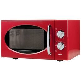 Domo DO2925 Mikrowelle Rot 900 W Timerfunktion