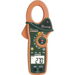 Extech EX810 Stromzange, Hand-Multimeter digital IR-Thermometer CAT III 600 V Anzeige (Counts): 4000