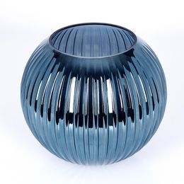 hofstein Lampenschirm aus Glas Koyoto Ersatzglas 20 cm Blau