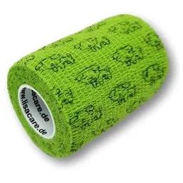 LisaCare selbsthaftende Bandage - Hund Grün - 7,5cm x 4,5m 1 St