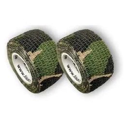 LisaCare Fingerpflaster 2,5cm x 4,5m - 2er Camouflage Grün 2 St