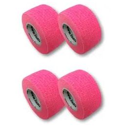 LisaCare Fingerpflaster 2,5cm x 4,5m - 4er Set Neonpink 4 St