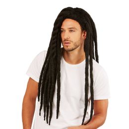 buttinette Langhaarperücke "Dreadlocks", schwarz