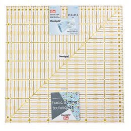 Prym Rollschneider-Lineal "Omnigrid", in cm-Einheit, Größe: 31,5 x 31,5 cm