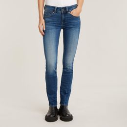 G-Star Raw Midge Straight Jeans - Mittelblau - Damen