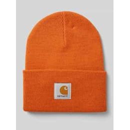 Carhartt Work In Progress Beanie mit Label-Patch Modell 'ACRYLIC WATCH HAT'