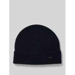 Hugo Beanie mit Label-Detail Modell 'Xamiro'