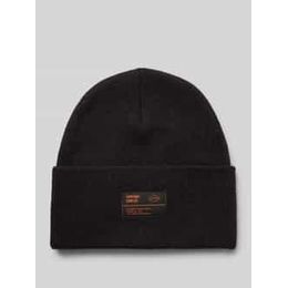 Superdry Beanie mit Label-Patch Modell 'WORKWEAR'