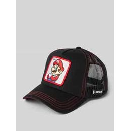 Capslab Trucker Cap mit Motiv-Patch Modell 'casquette'