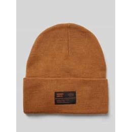 Superdry Beanie mit Label-Patch Modell 'WORKWEAR'