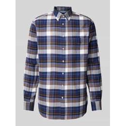 Christian Berg Regular Fit Freizeithemd mit Button-Down-Kragen