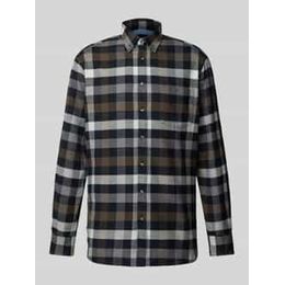 Christian Berg Regular Fit Freizeithemd mit Button-Down-Kragen