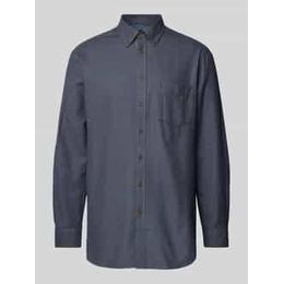 Christian Berg Regular Fit Freizeithemd mit Button-Down-Kragen