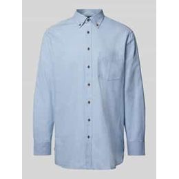 Christian Berg Regular Fit Freizeithemd mit Button-Down-Kragen