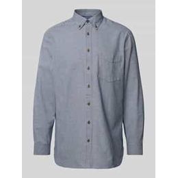 Christian Berg Regular Fit Freizeithemd mit Button-Down-Kragen