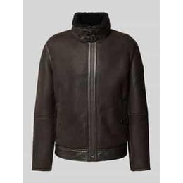 Strellson Lederjacke im Biker-Look Modell 'SHELTER-DF'