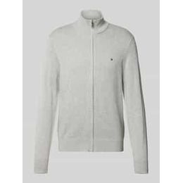 Tommy Hilfiger Strickjacke mit Stehkragen