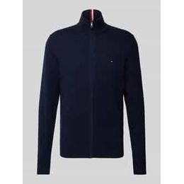 Tommy Hilfiger Strickjacke mit Stehkragen