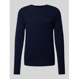 Tommy Hilfiger Wollpullover mit Logo-Stitching