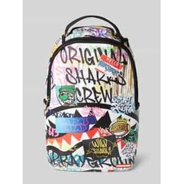 Sprayground Rucksack mit Motiv-Print Modell 'SHARKS IN PARIS THE RIZZ'