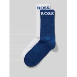 BOSS Socken mit Label-Detail im 2er-Pack