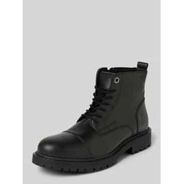 Jack & Jones Lederboots mit Zugschlaufe Modell 'TREMOR'