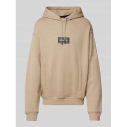 BOSS Orange Hoodie mit Label-Patch Modell 'Moss'