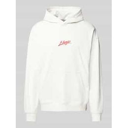 Hugo Hoodie mit Label-Stitching Modell 'Dlogolong'