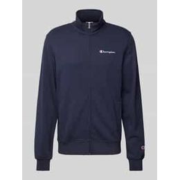 Champion Sweatjacke mit Label-Stitching