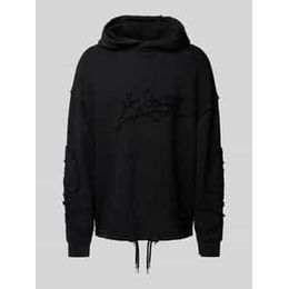 Hugo Hoodie mit Label-Schriftzug Modell 'Daskuldy'