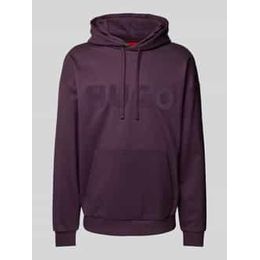 Hugo Hoodie mit Label-Print Modell 'Ditchle'