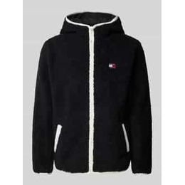 Tommy Jeans Sherpa Jacket mit Label-Patch