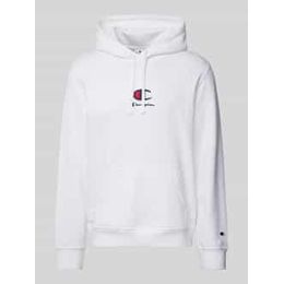 Champion Hoodie mit Label-Stitching