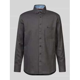 Fynch-Hatton Freizeithemd mit Button-Down-Kragen Modell 'Herringbone'